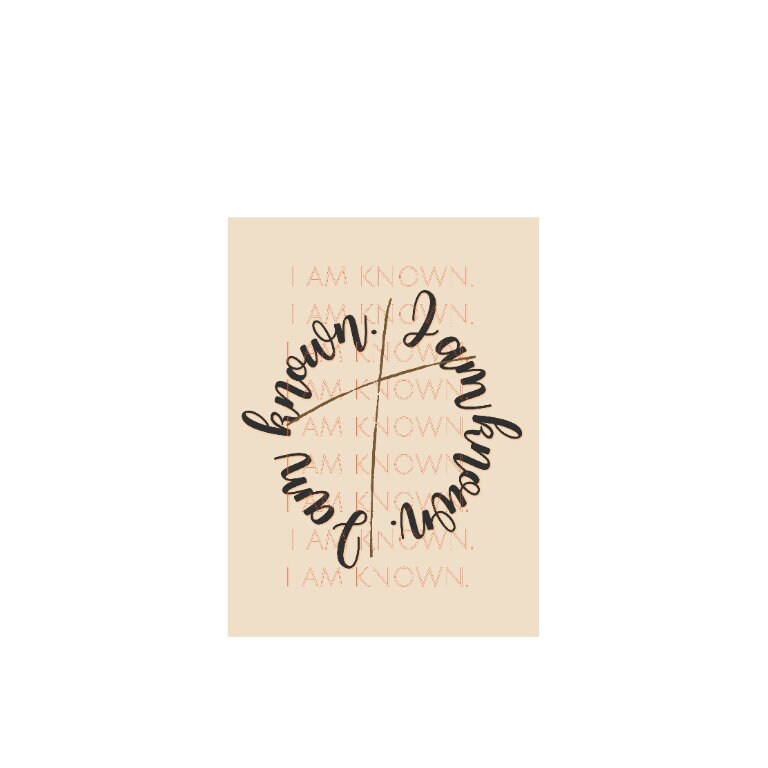 I Am Known - Christian Printable - Etsy