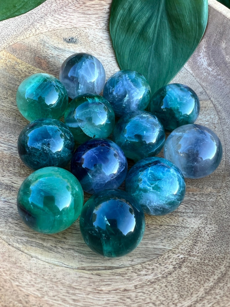 Fluorite Sphere 35mm - Etsy