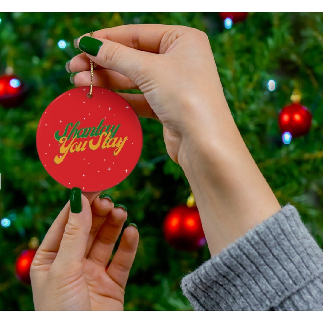 Rupaul Drag Queen Shantay You Stay Ceramic Christmas Ornament - Etsy