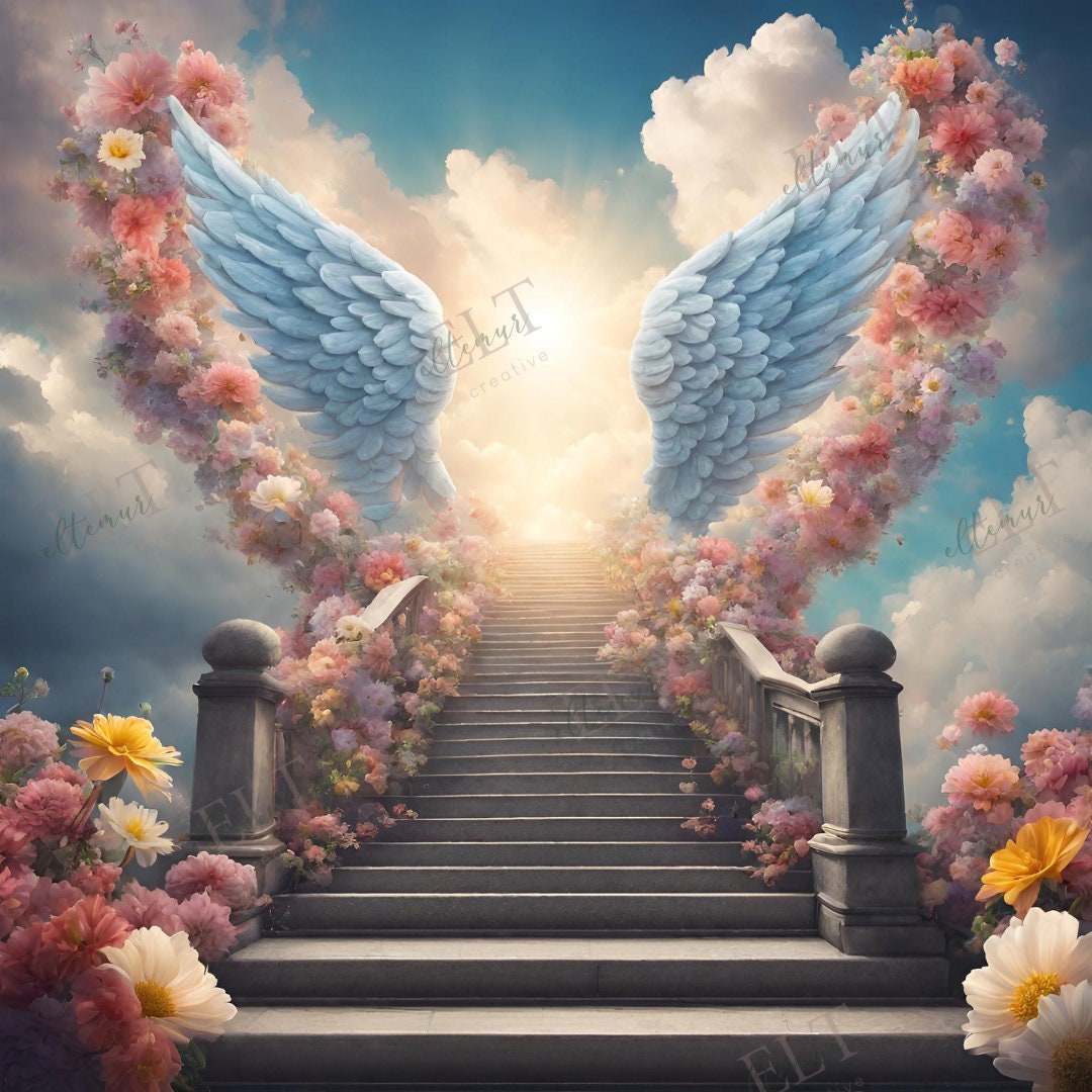 Floral in Loving Memory PNG, Memorial Background EDITABLE Template ...