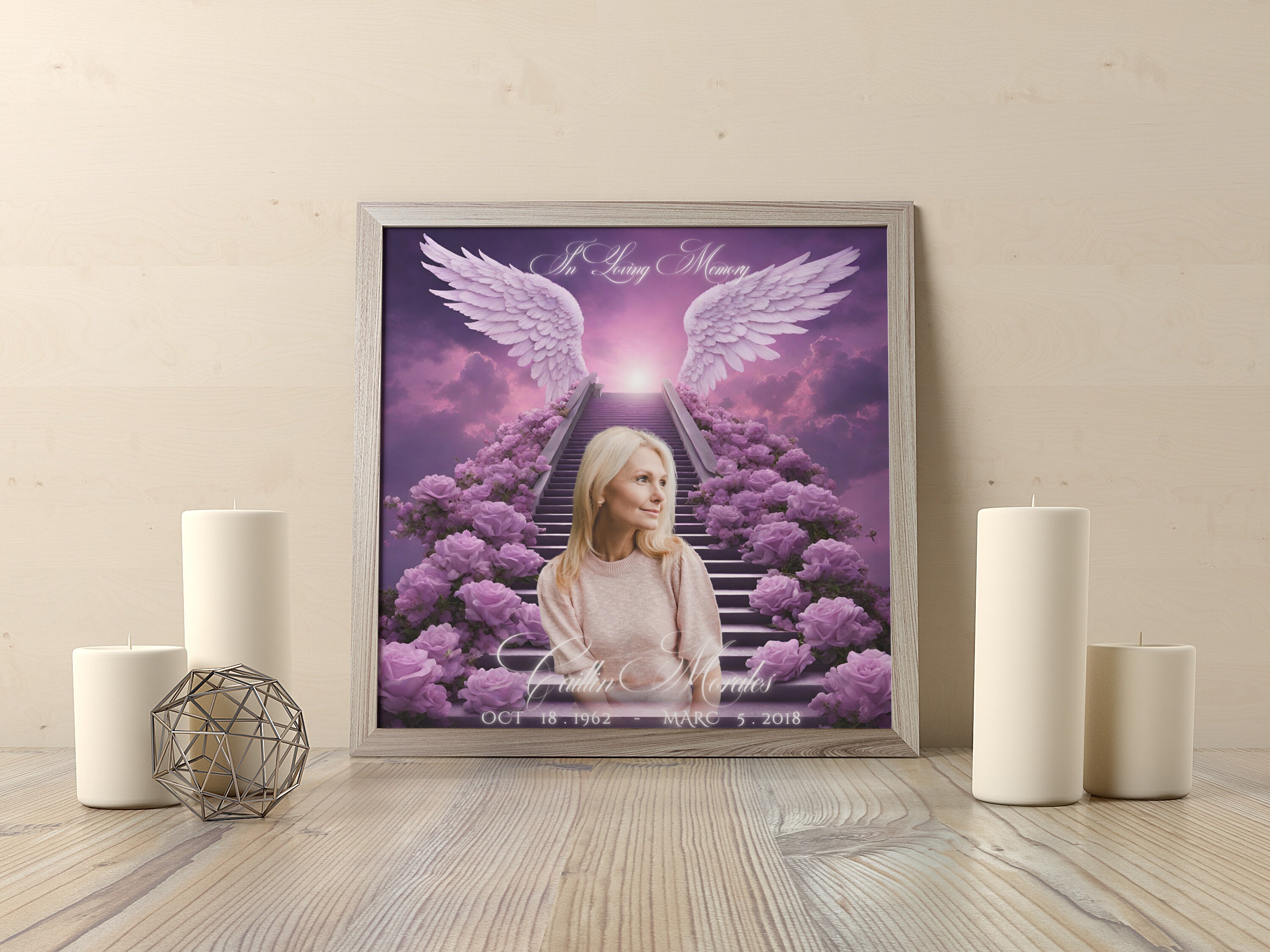 Purple Heaven Background PNG Angel Wings Memorial - Etsy UK