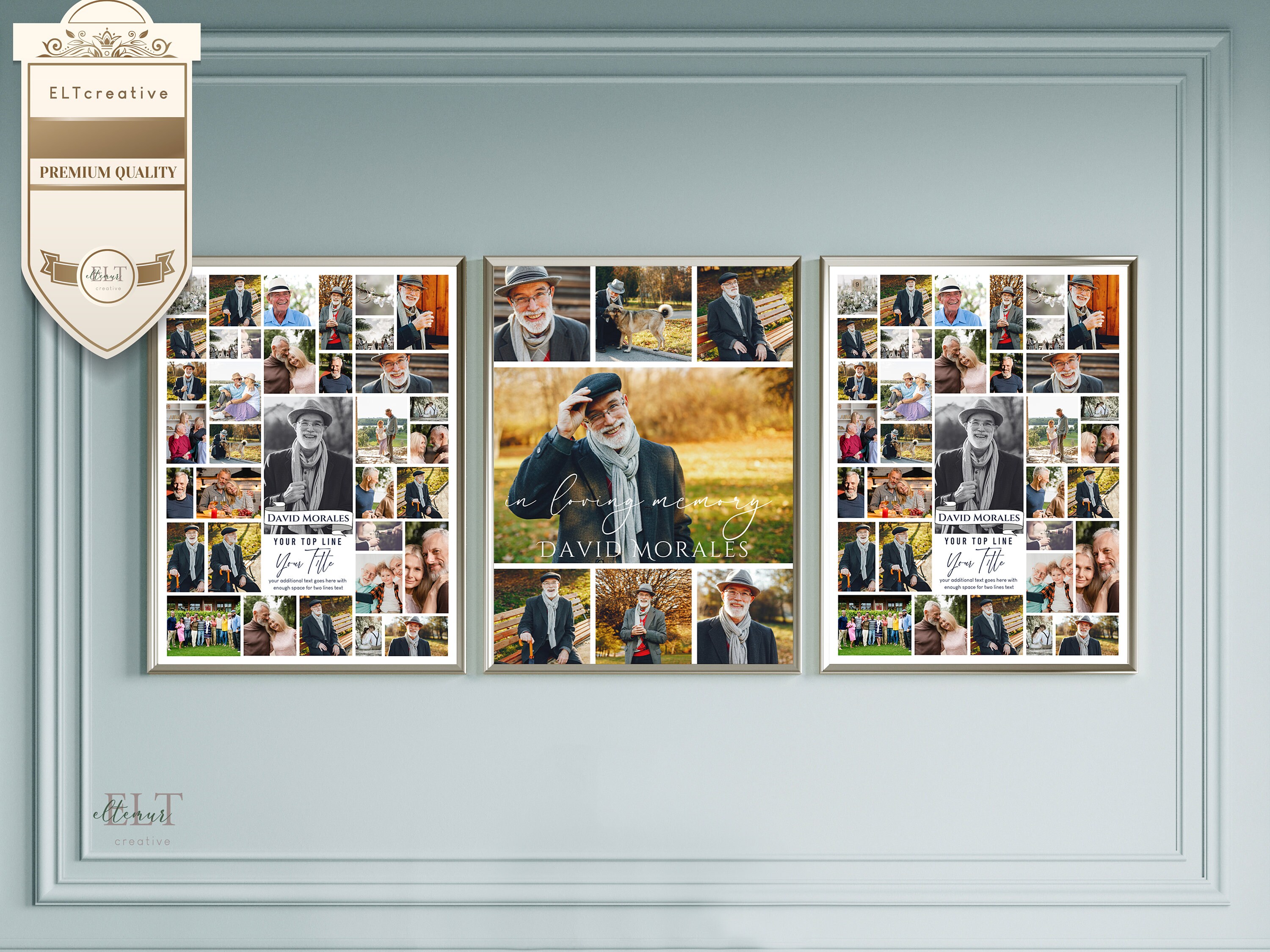 3 Funeral Set Poster Sizes 16x20'' X 18x24'' X 24x36'' Funeral Set ...
