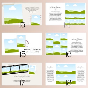Funeral Slideshow Template, Memorial Video, Celebration of Life ...