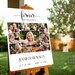 Funeral Sign Template Photo Collage, Memorial Service Sign, Funeral ...