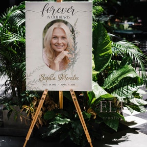 Boho Celebrating the Life Sign Life Celebration Sign Silver Frame ...