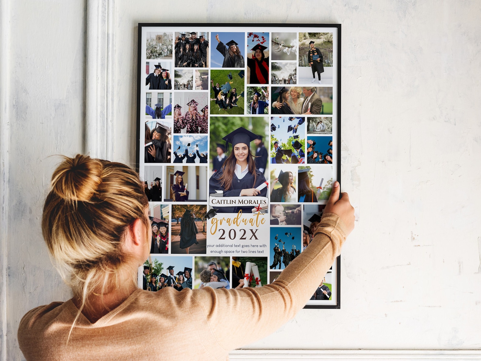 Editable Graduation Photo Collage Poster, 8 Sizes (16x20''-18x24 ...