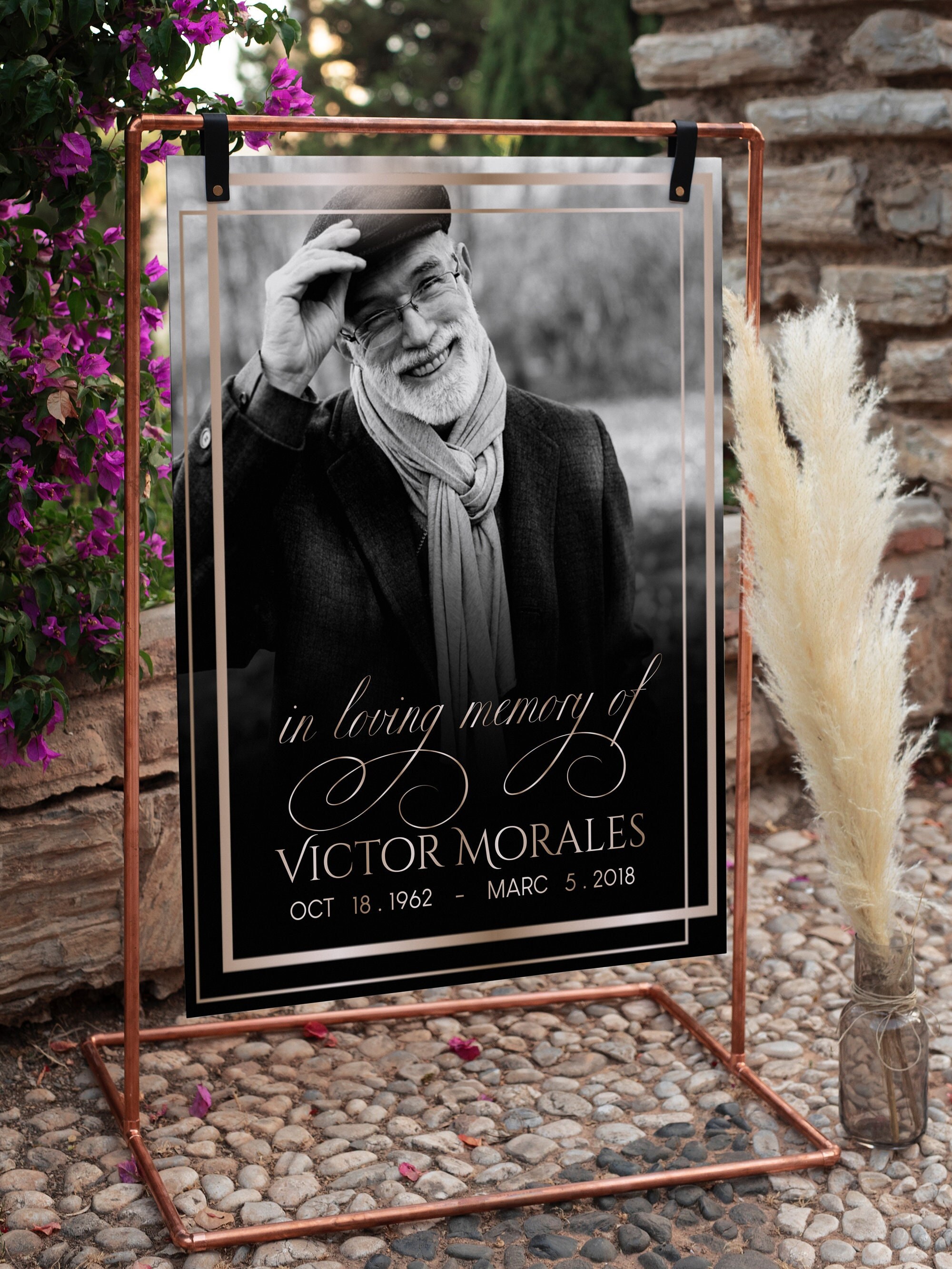 Funeral Welcome Sign Template Memorial Welcome Sign Funeral - Etsy