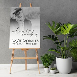 Set Black and White Funeral Collage Templates, Celebration of Life ...