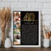 40th Birthday Photo Poster: 40 Reasons We Love You (CANVA Template) - Etsy