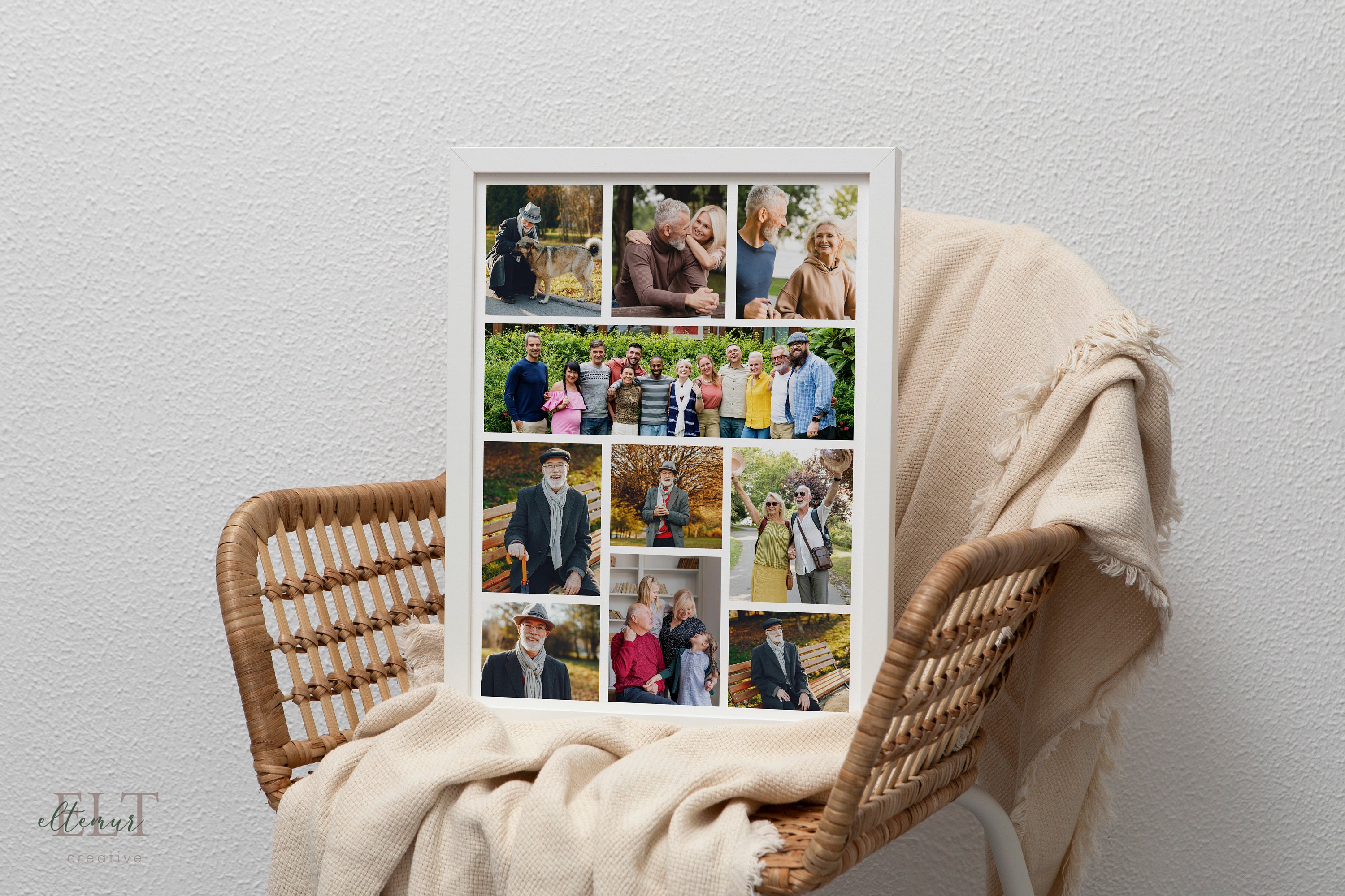 Funeral Set Collage Templates A 2 Vertical 1 Horizontal - Etsy