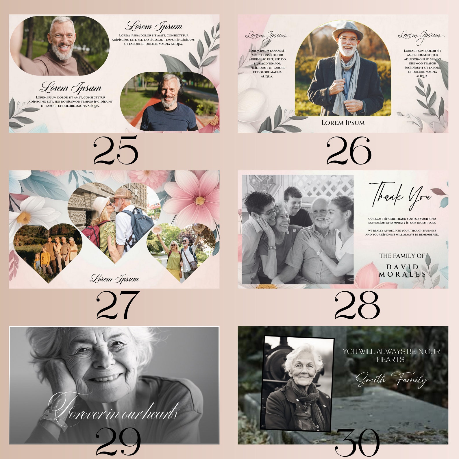 Memorial Slideshow Template: Celebration of Life Presentation (canva ...