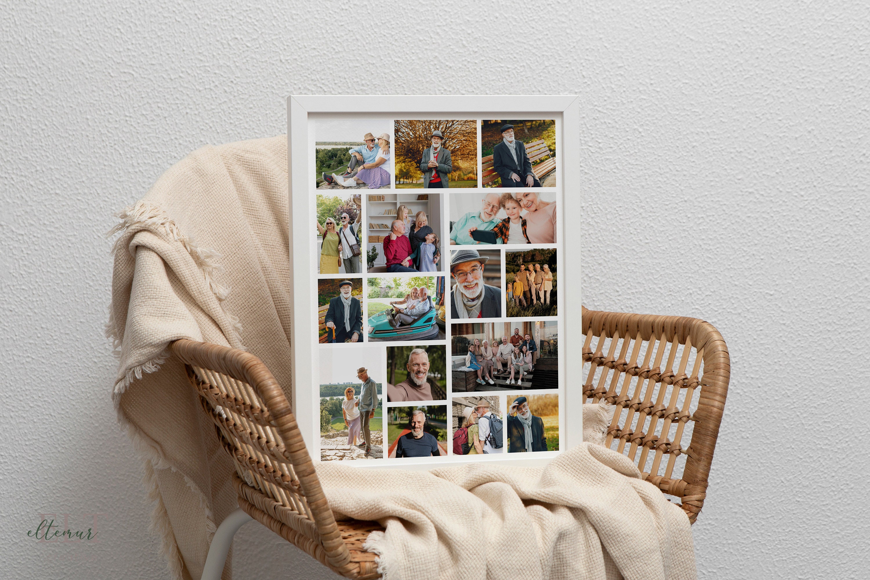 Funeral Set Collage Templates A 2 Vertical 1 Horizontal - Etsy