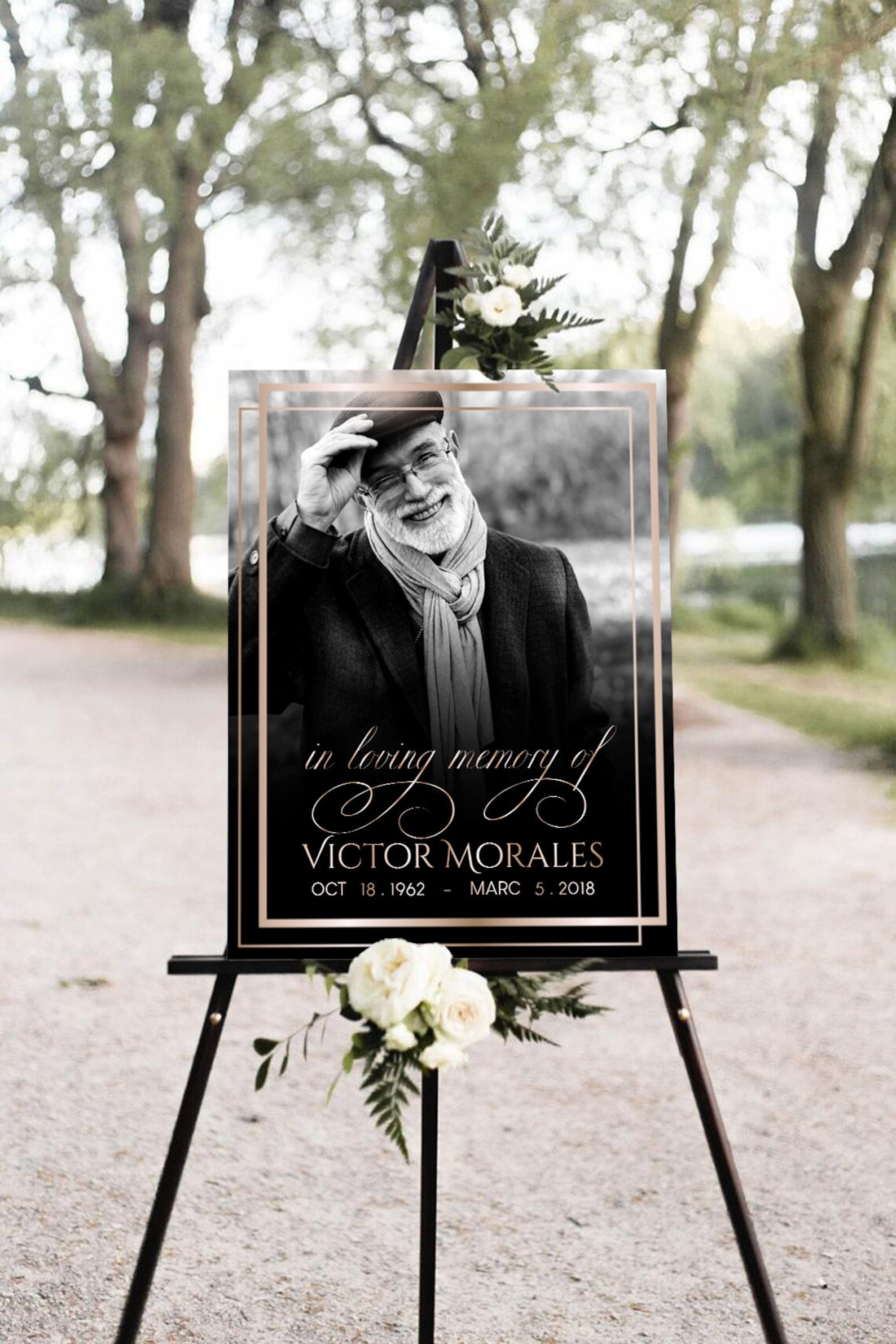 Funeral Welcome Sign Template Memorial Welcome Sign Funeral - Etsy