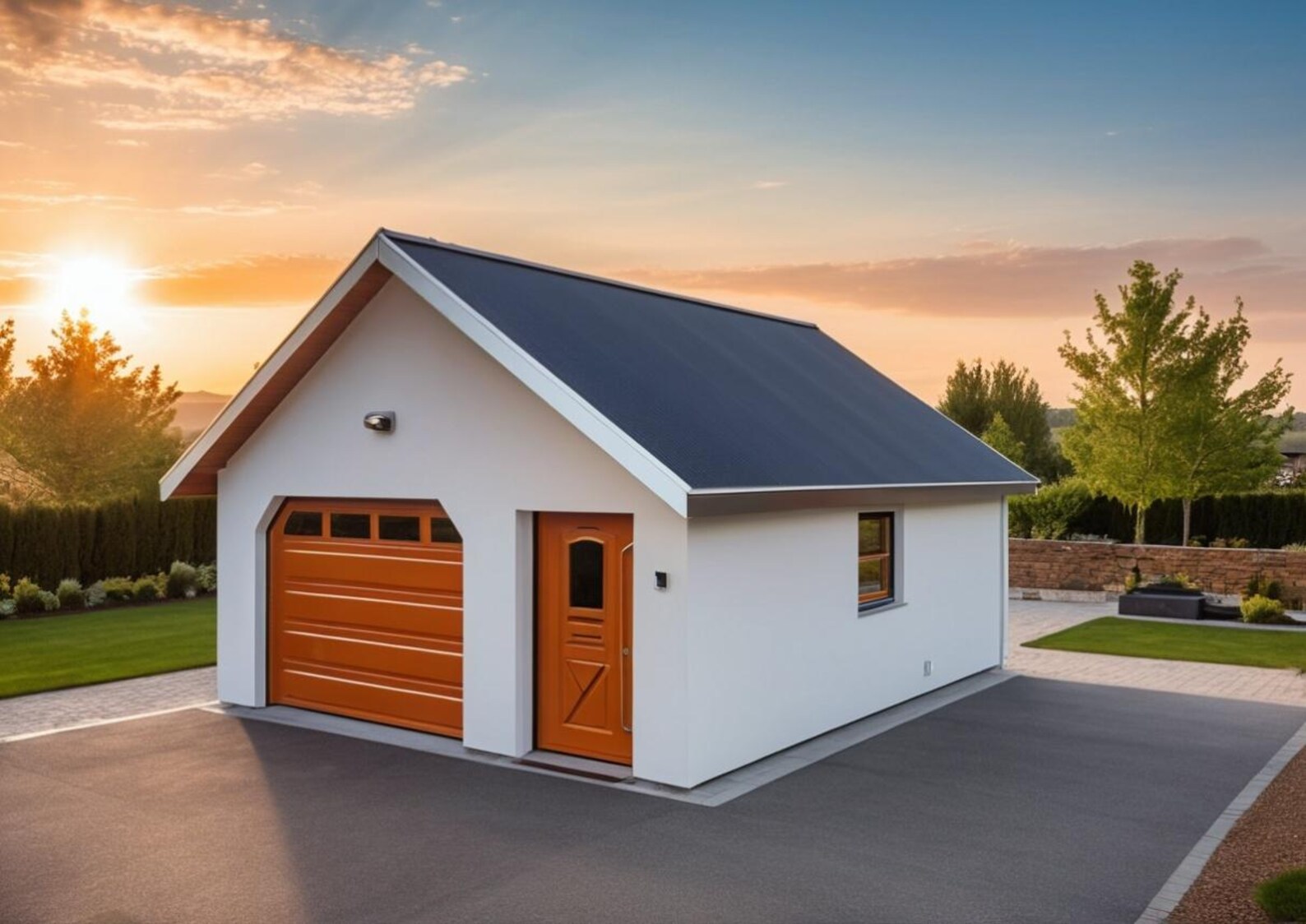 24' X 20' DIY Garage Plans: 1-car Garage With Slab Foundation - Etsy