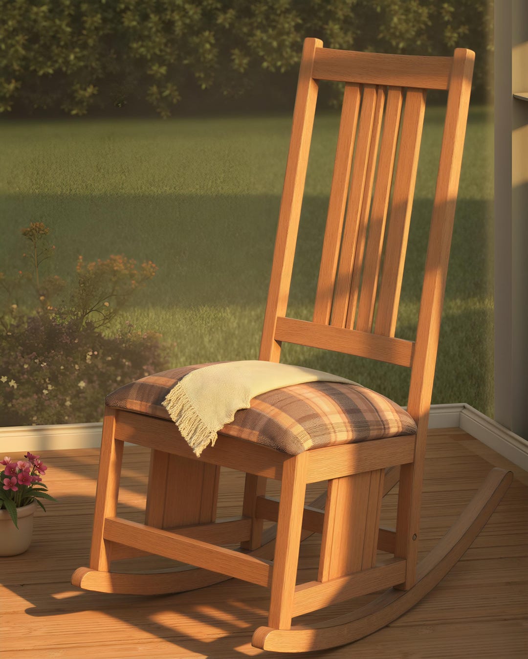 Classic Rocking Chair Woodworking Plan: DIY Mortise & Tenon Rocker (PDF ...