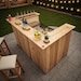 DIY Patio Bar Plans – Outdoor Wooden Bar PDF – Step-by-step Build Guide for Backyard ...