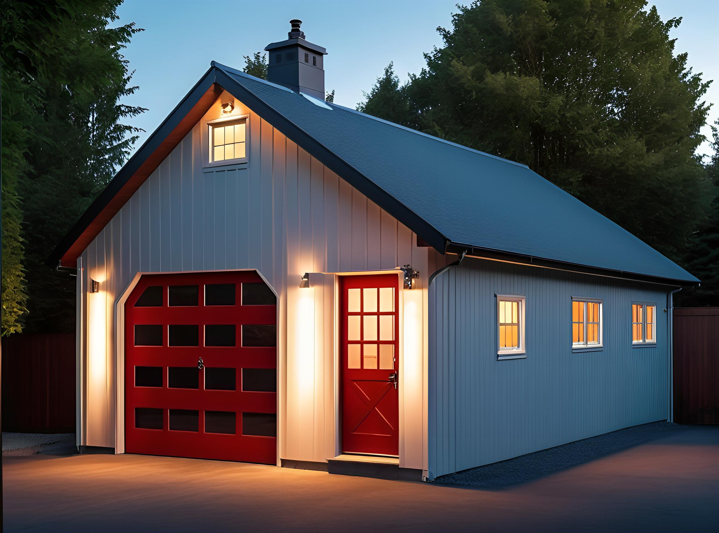 24' X 20' DIY Garage Plans: 1-car Garage With Slab Foundation - Etsy