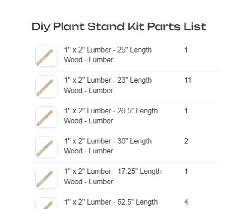 DIY Plant Stand Plans – Indoor Wood Plant Shelf PDF – Build Your Own ...
