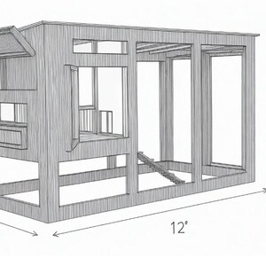 Modern Chicken Coop Plans - DIY Backyard Poultry House Design - Easy-to ...