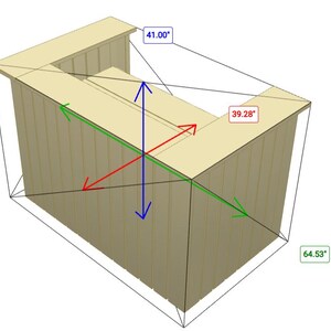 DIY Patio Bar Plans – Outdoor Wooden Bar PDF – Step-by-step Build Guide for Backyard ...
