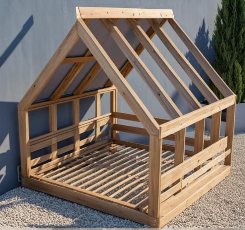 DIY Outdoor Daybed Plans - Garden Bed With Roof - Easy-to-build Wooden ...