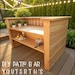 DIY Patio Bar Plans – Outdoor Wooden Bar PDF – Step-by-step Build Guide for Backyard ...
