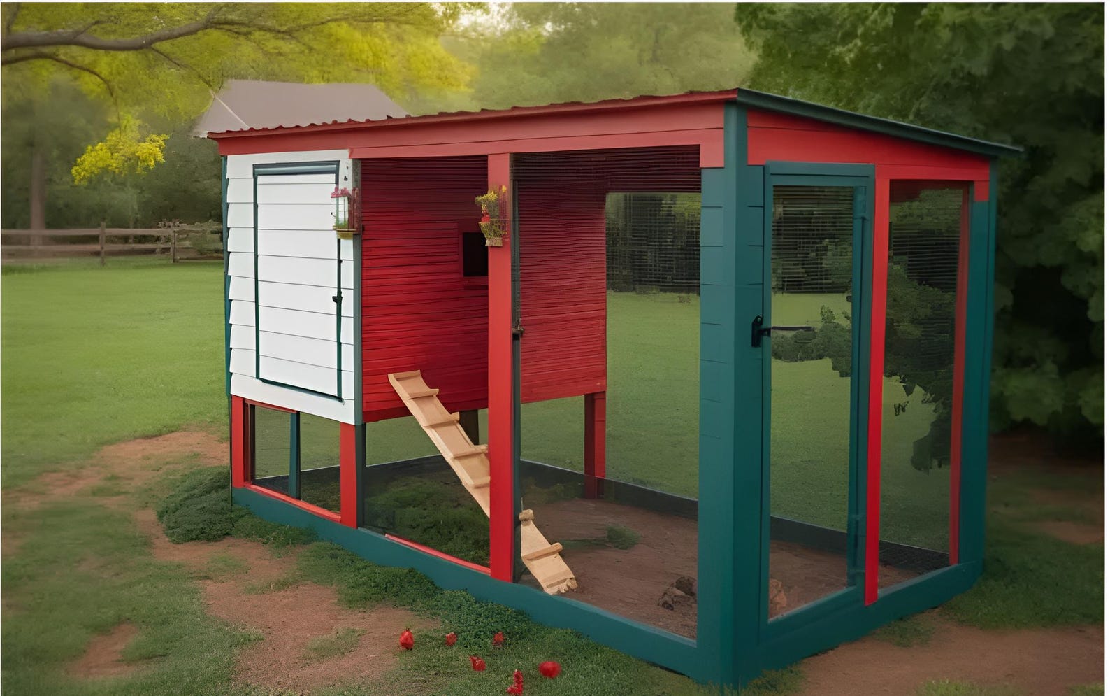 Modern Chicken Coop Plans - DIY Backyard Poultry House Design - Easy-to ...
