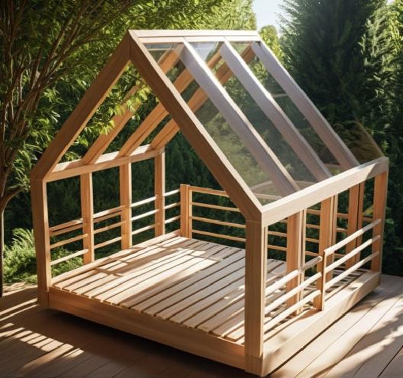 DIY Outdoor Daybed Plans - Garden Bed With Roof - Easy-to-build Wooden ...