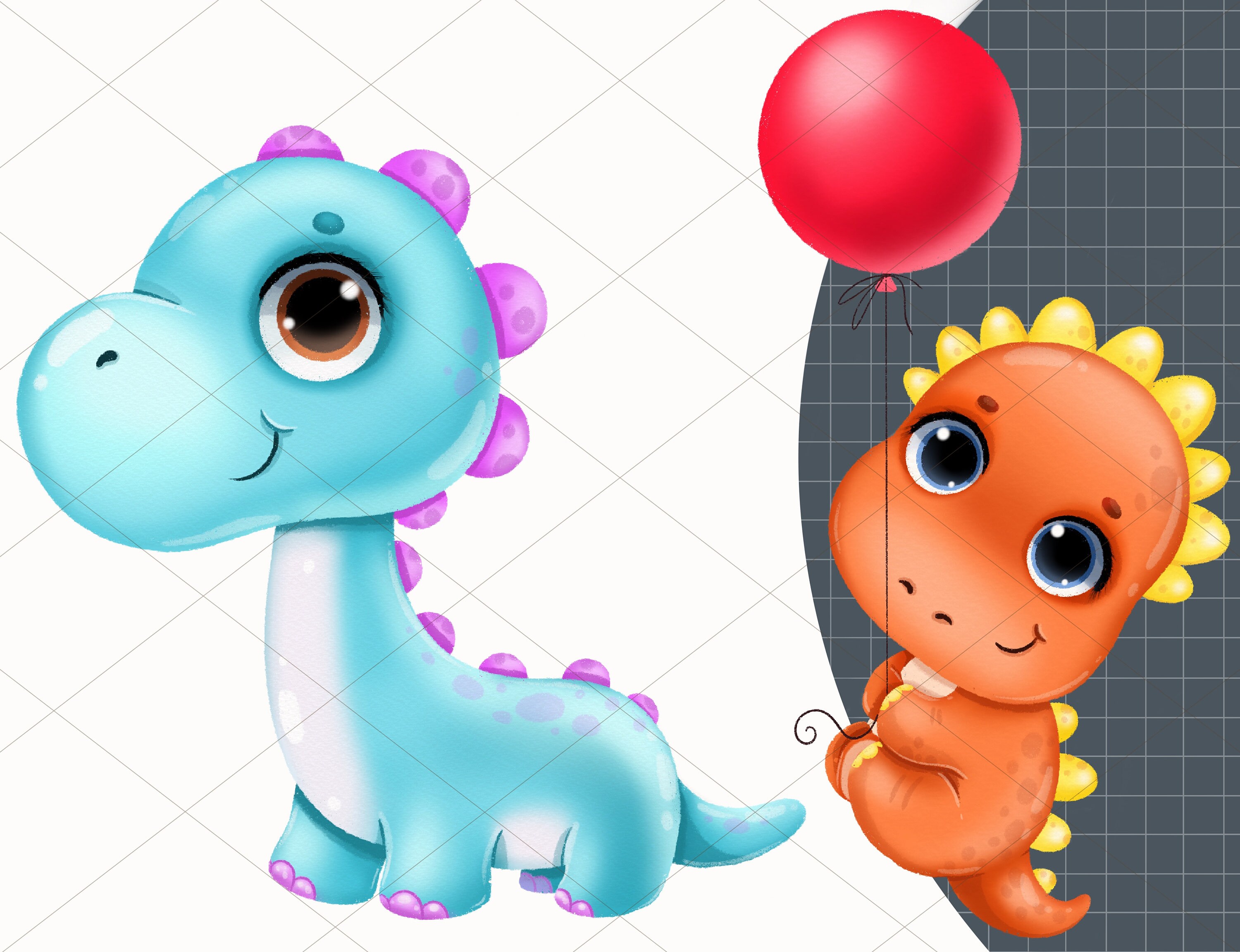 Cute Baby Dino Clipart Dinosaur Clipart Nursery Decor Kids - Etsy Singapore