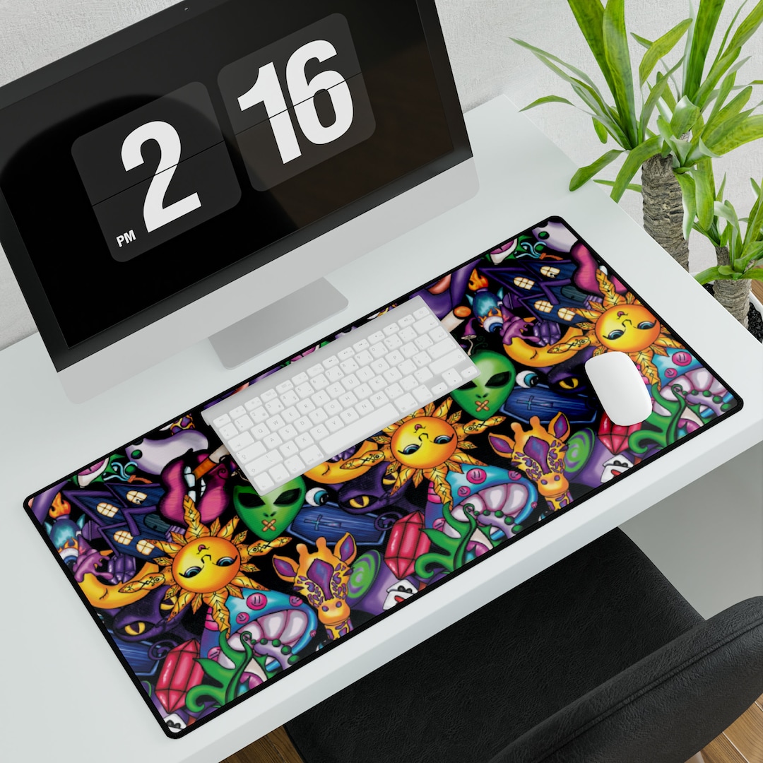 Anime Desk Mats Weirdcore Aesthetic Desk Accessories, Dark Kawaii ...