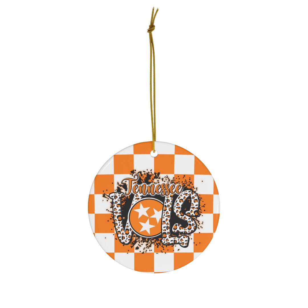 Tennessee Vols Ceramic Ornament, Tn Vols Christmas Ornament, Ut Vols ...