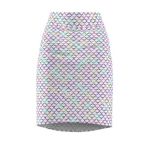 Mermaid Pencil Skirt, Mermaidcore Clothing, Summer Skirt, Fairycore ...