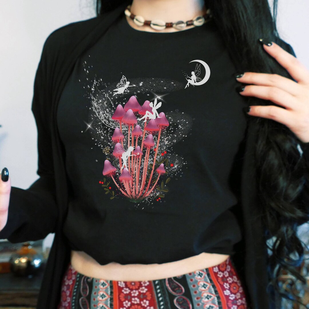 Fairycore Shirt, Grunge Fairycore, Cottagecore Aesthetic, Light ...