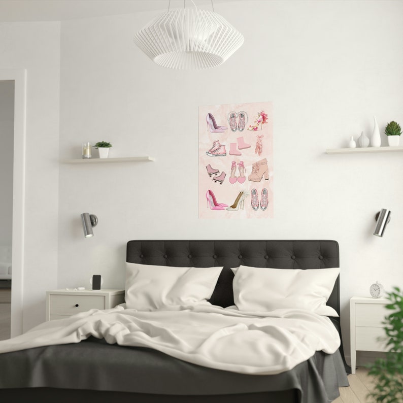 Coquette Room Decor, Coquette Room Satin Posters (210gsm), Pink ...