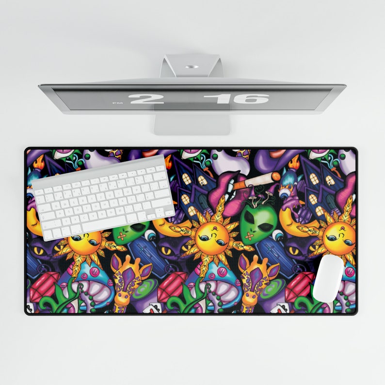 Anime Desk Mats Weirdcore Aesthetic Desk Accessories, Dark Kawaii ...