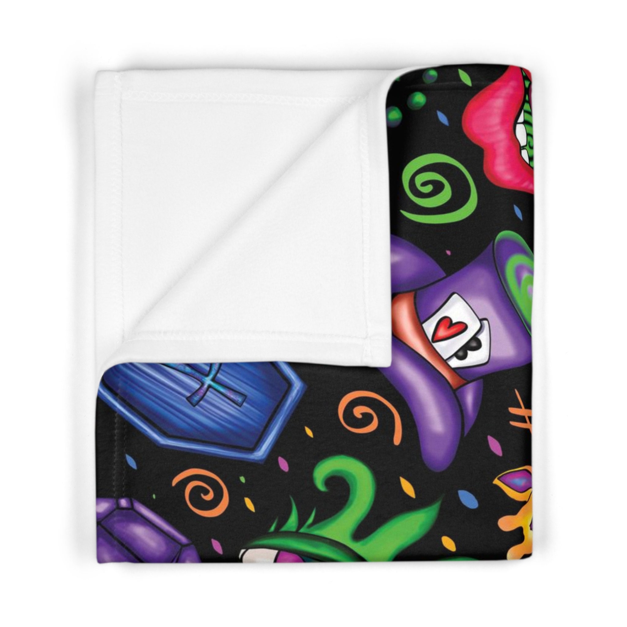 Alien Baby Blanket, Gothic Soft Fleece Baby Blanket, Goth Baby ...