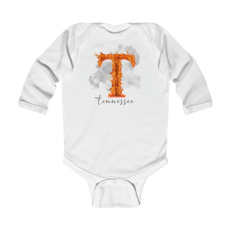 Tennessee Vols Infant Long Sleeve Bodysuit, Tn Volunteers Baby Bodysuit ...