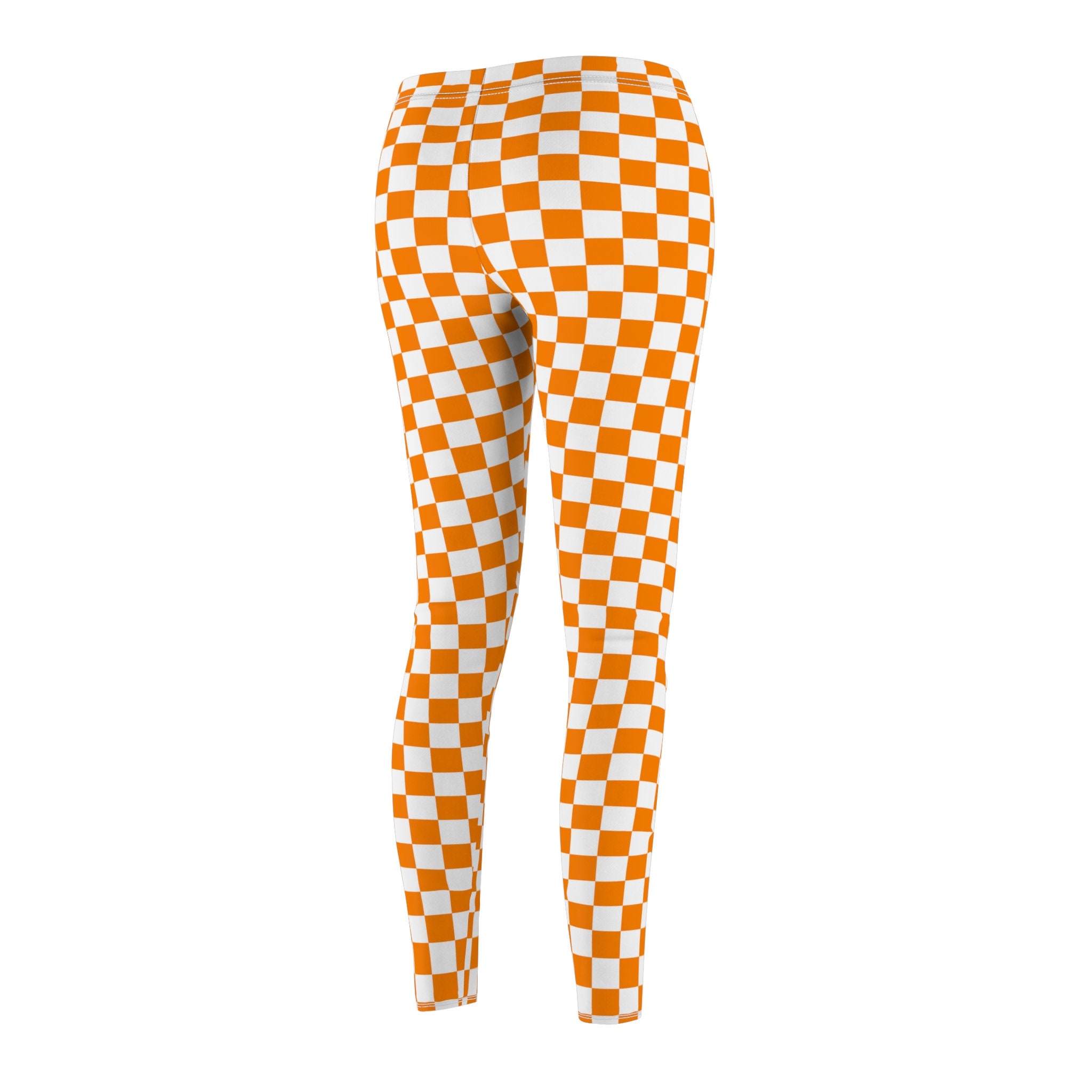 Tennessee Vols Checkerboard Women's Casual Leggings, Tn Volunteers ...