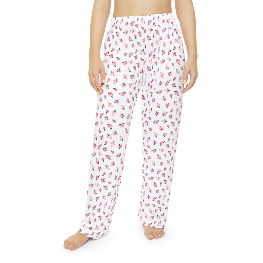 Coquette Clothing, Coquette Pajama Pants, Rose Floral Pj Lounge Pants ...
