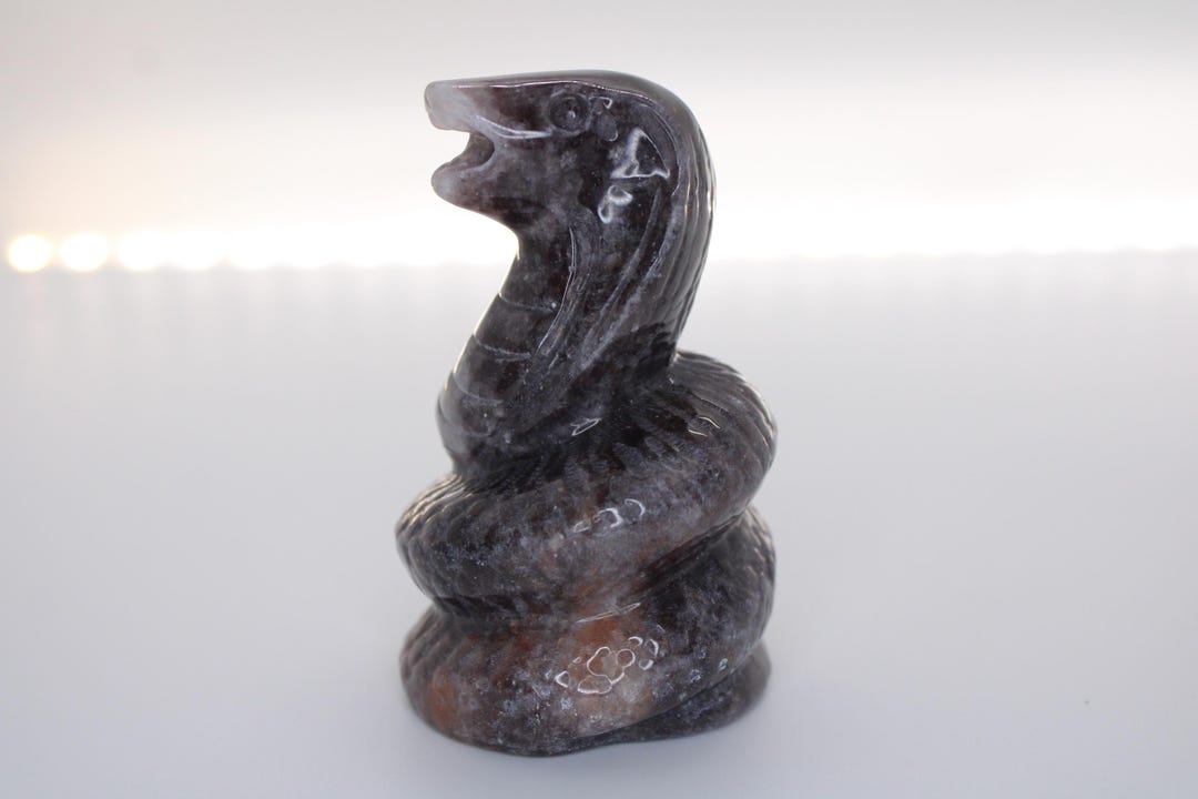 Cobra Snake Agate - Rattlesnake - Halloween - Spooky Decor - Animal ...