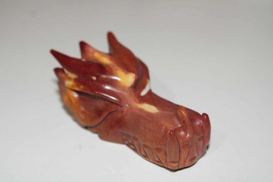 Mookaite Dragon Head Carving - Etsy