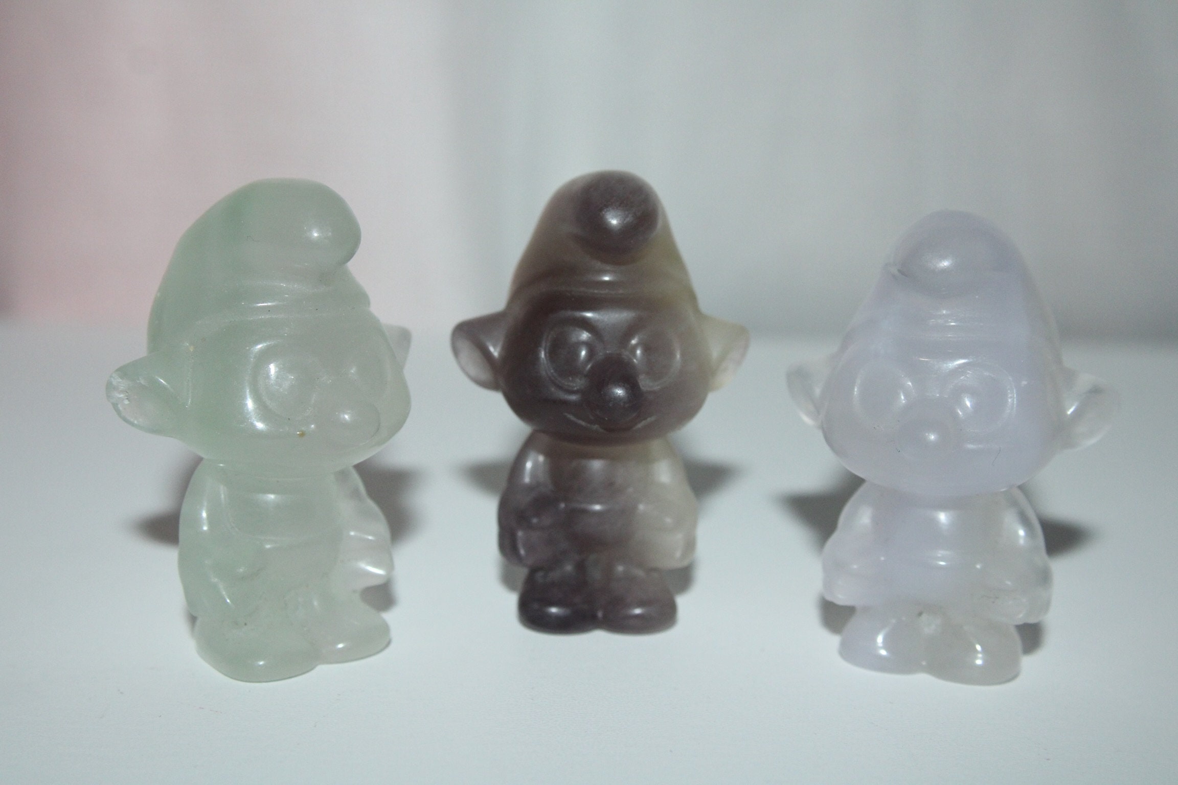 Smurfs Smurf Crystal Carving Crystal Gift - Etsy