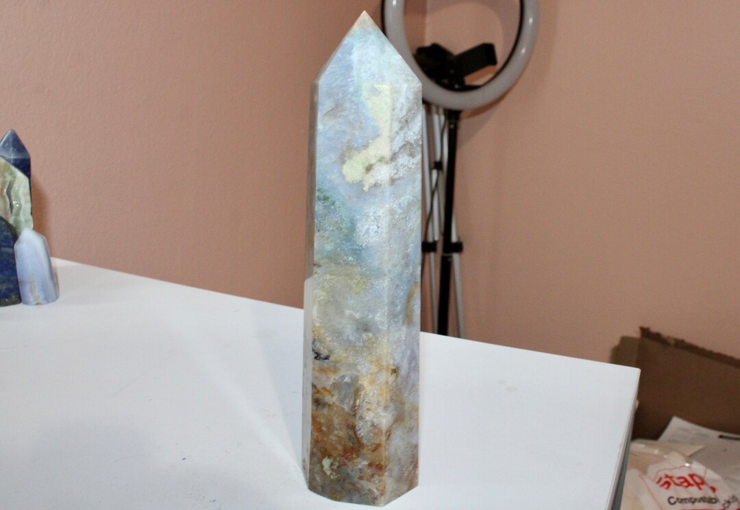 Ocean Jasper Tower 6 Inch Tower Crystal Gifts OJ - Etsy