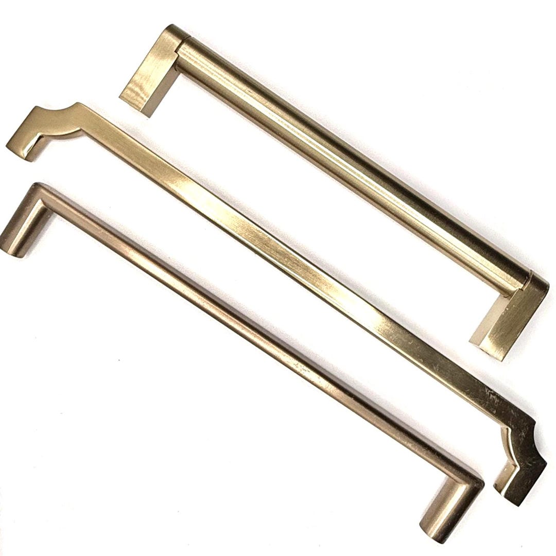 Assorted Extra Long Drawer Pulls With Champagne Bronze Satin Finish 6.5 ...