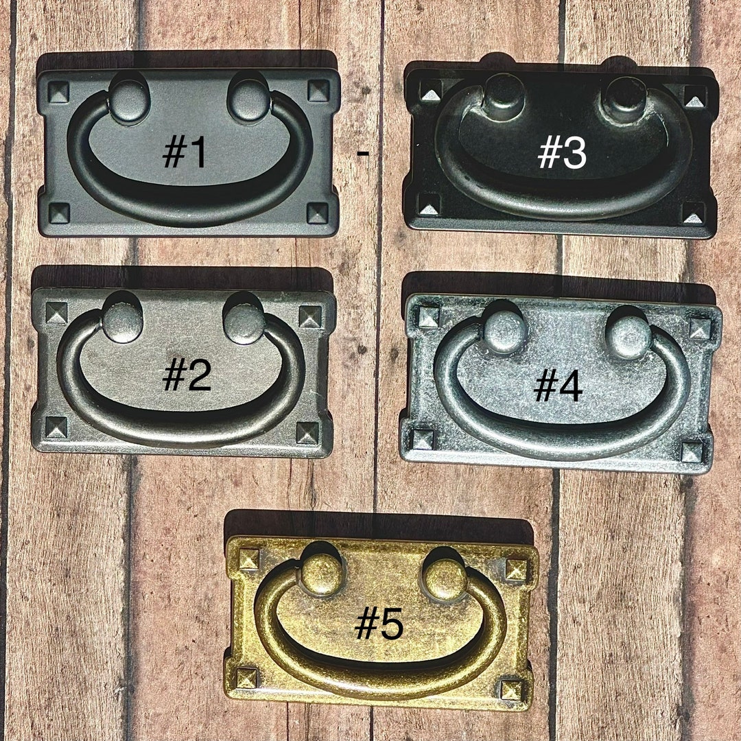 Pull Bail Pull Mission Style Horizontal Rectangular 3 Center - Etsy