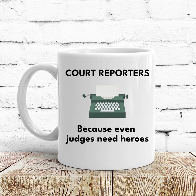 11 Oz Coffee Mug for Court Reporter, Stenographer Gift, Court Reporter ...