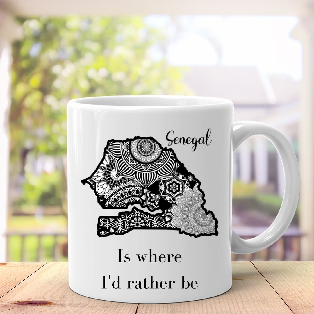 Senegal Coffee Mug, Senegal Souvenirs, Senegal Gift for Women and Men ...