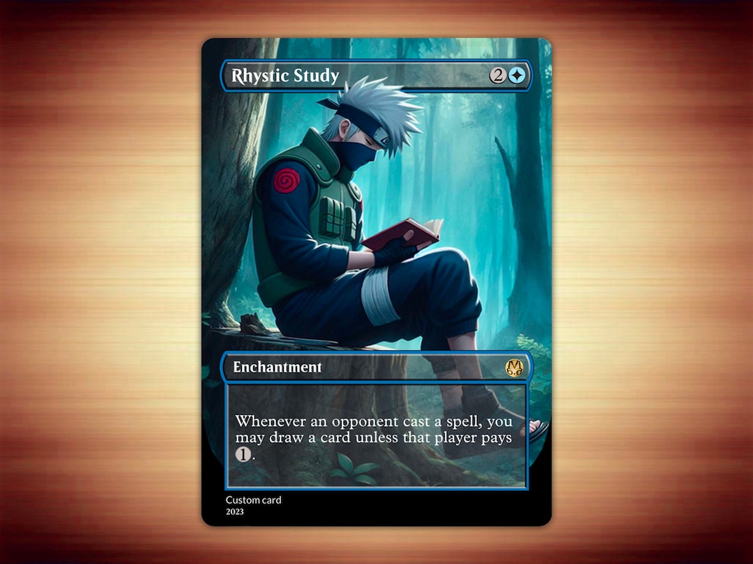 Rhystic Study PROXY FOIL MTG - Etsy