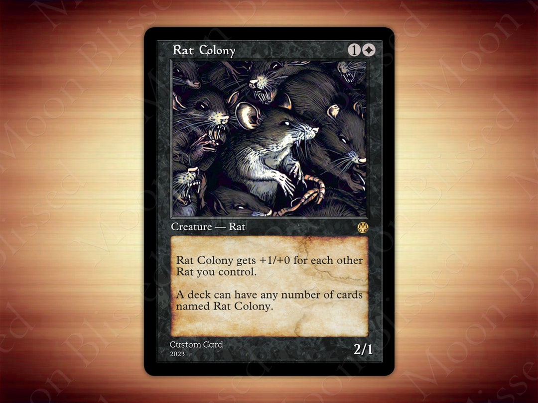 10x Rat Colony - PROXY FOIL MTG - Etsy