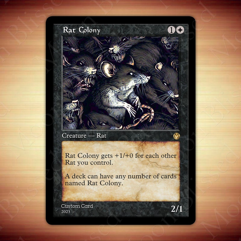 Rat Card - Etsy